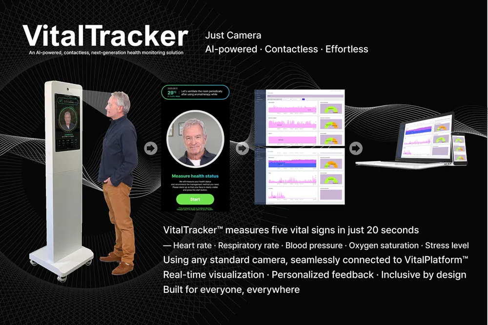 VitalTracker & VitalPlatform – AI 기반 비접촉 생체 신호 모니터링 솔루션 | CES 2026 혁신상 ...